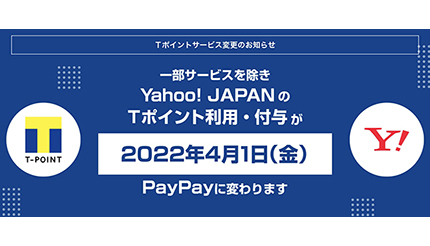 Yahoo! JAPANのたまる・つかえるポイントが「PayPayボーナス」に 2022年4月1日から - BCN＋R